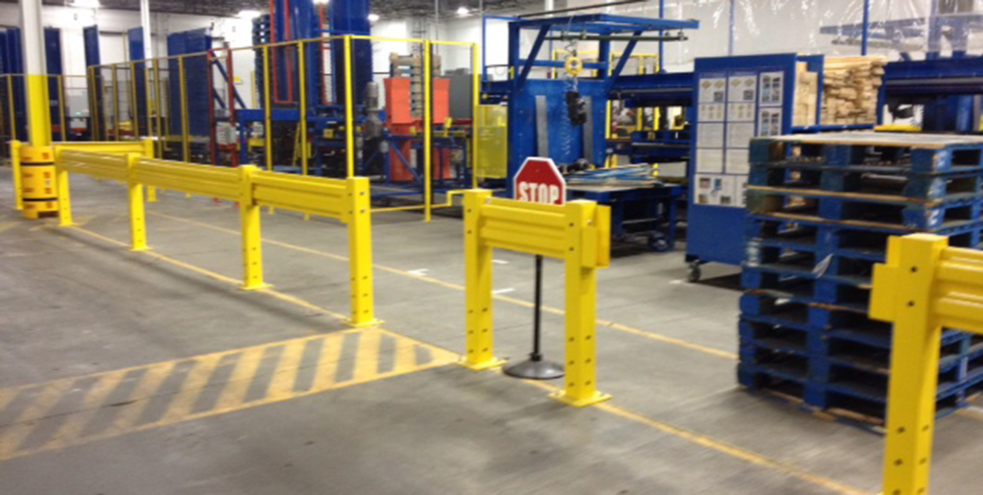 Warehouse Guardrail | Interior & Exterior Safety for Warehouse
